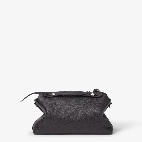 Fendi By The Way Soft Medium Black Cuoio Romano Leather Bag